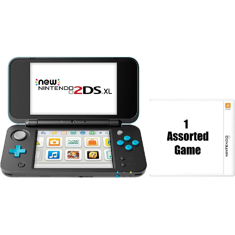 Nintendo 2DS XL Bundle with 1 Assorted Game Black - Jarir Bookstore KSA