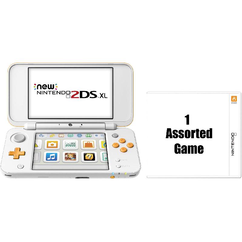 Nintendo 2DS XL Bundle with 1 Assorted Game White - Jarir Bookstore KSA