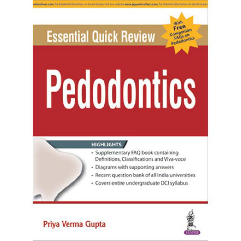 Pedodontics Essential Quick Review Priya Verma Gupta - مكتبة جرير السعودية