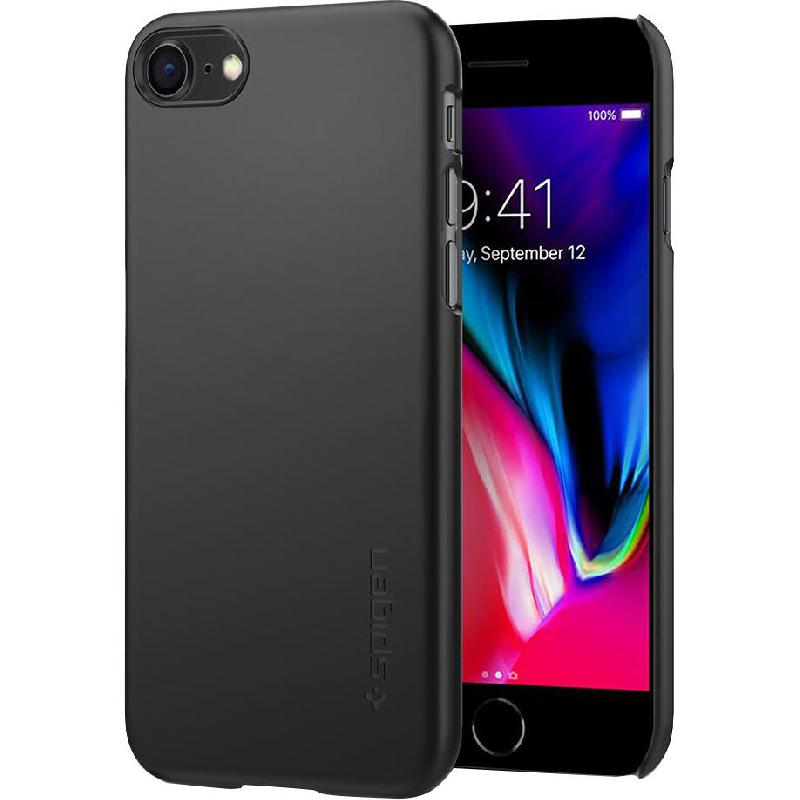 Spigen Thin Fit Back Cover Mobile Case for iPhone SE 2nd Gen/iPhone 8 ...