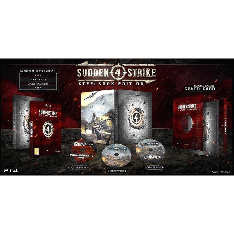 Sudden Strike 4: Steel Book Edition PlayStation 4 (Games) Blu-ray Disc ...