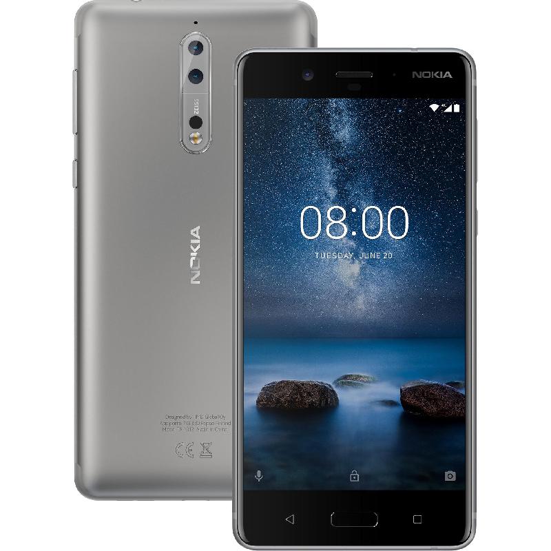 Nokia 8 64 GB Steel - Jarir Bookstore KSA