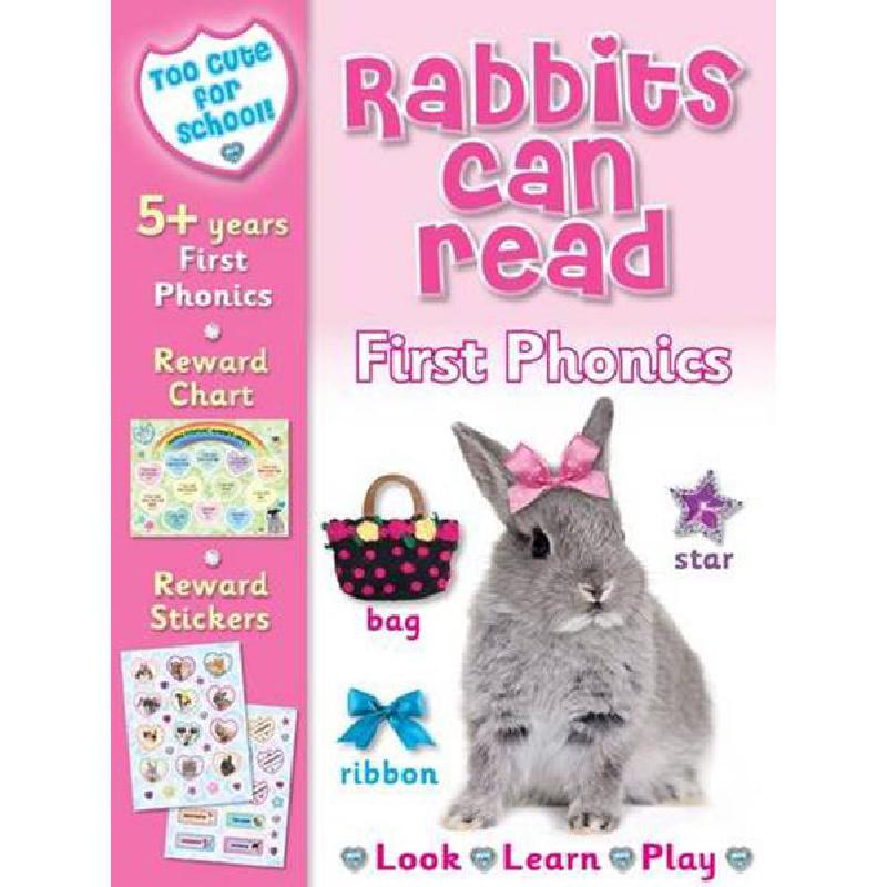 Rabbits can Read, First Phonics Too Cute for School Nina Filipek ...