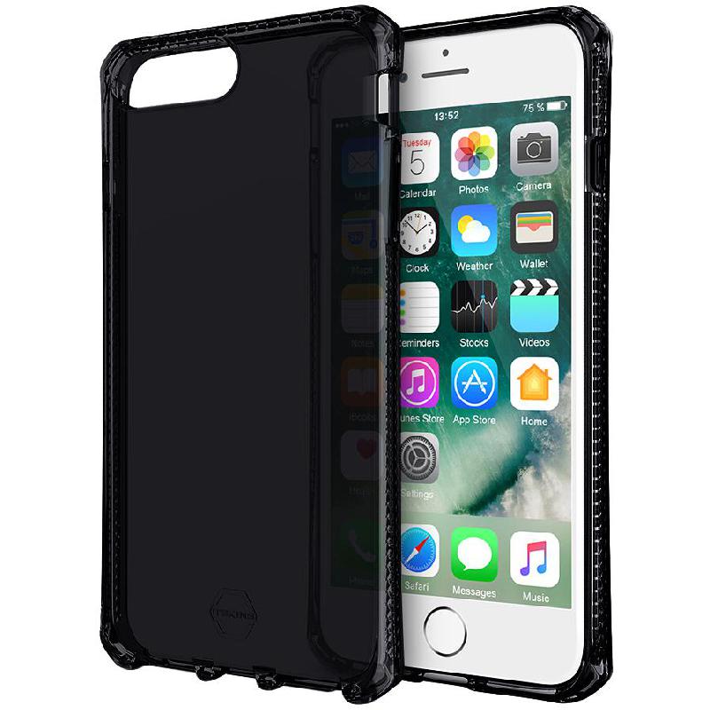 ITskins Back Cover Mobile Case for iPhone 7 Plus/iPhone 8 Plus Black ...
