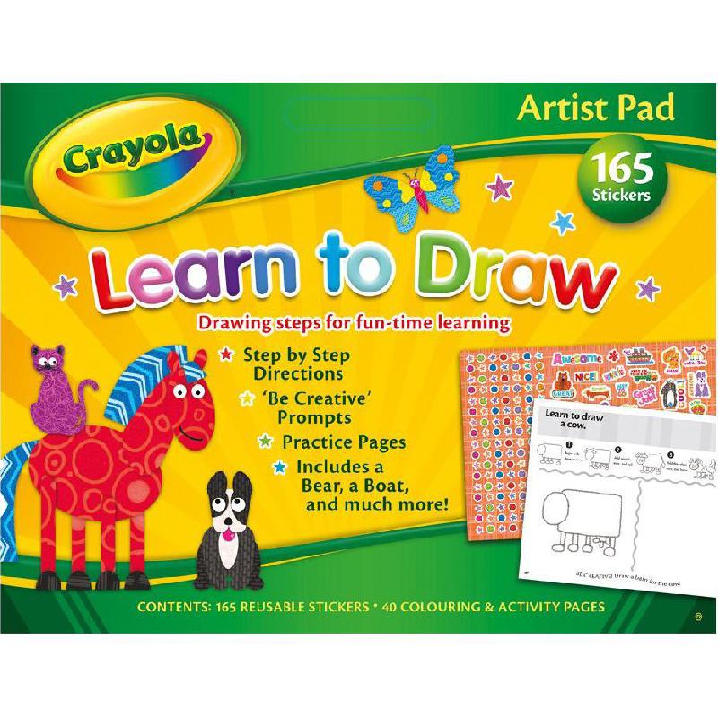 Learn to Draw - Artist Pad Artist Pad Staffs of Crayola - Jarir.com KSA