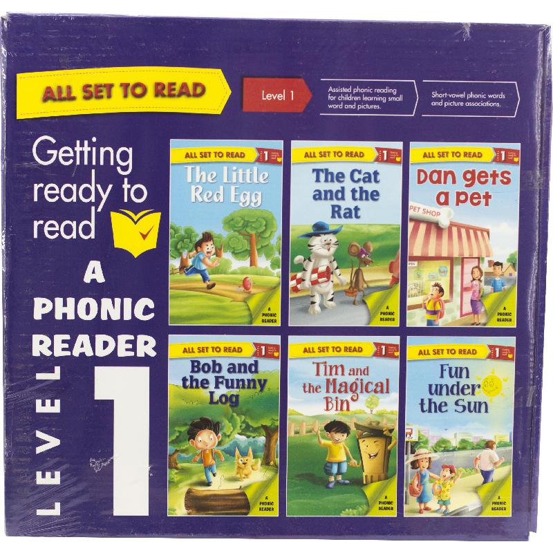 A Phonic Reader: Getting Ready to Read, Level 1 All Set to Read Staffs ...