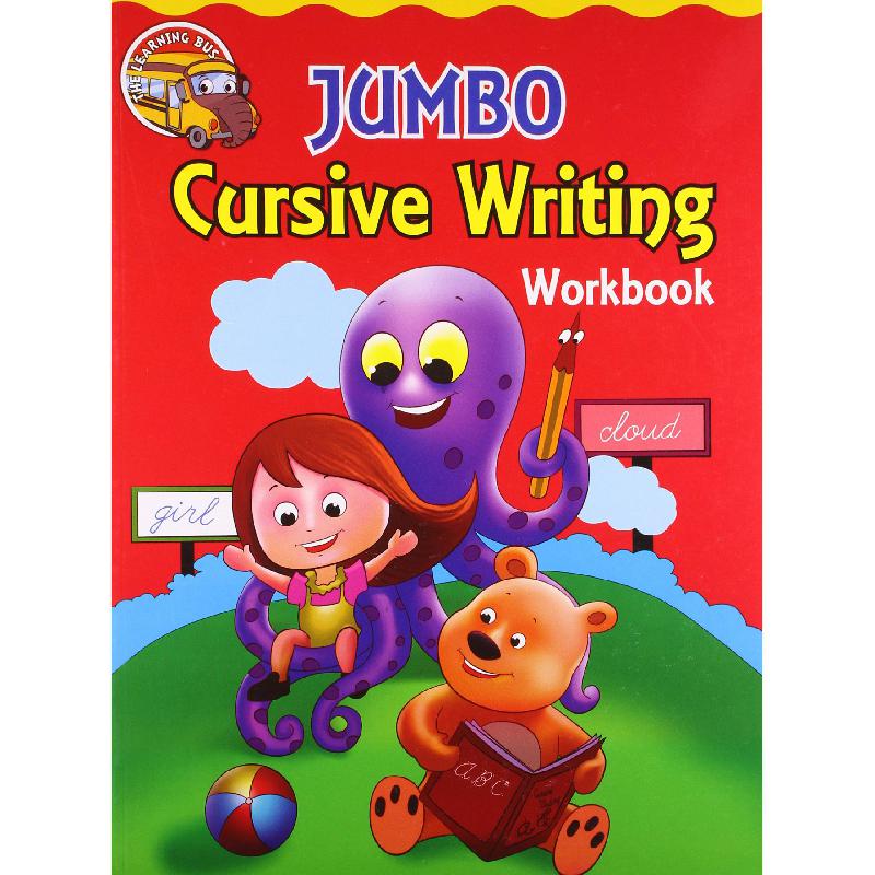 Jumbo Cursive Writing Workbook Staffs of OM Kidz - Jarir.com KSA