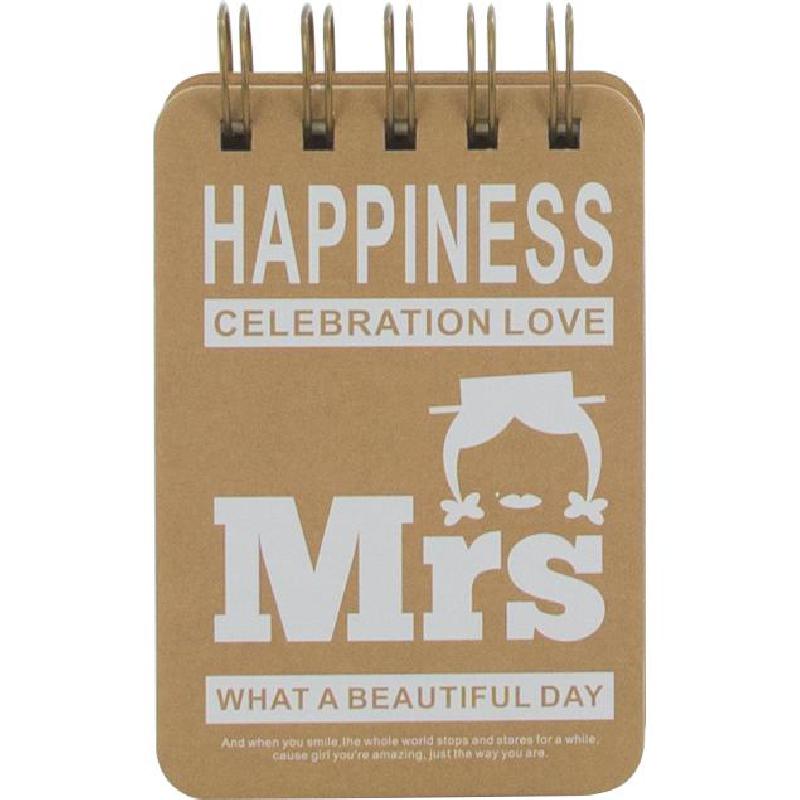 Roco Memo Notebook Mrs. Happiness 2.9" X 4.2" - Jarir Bookstore KSA