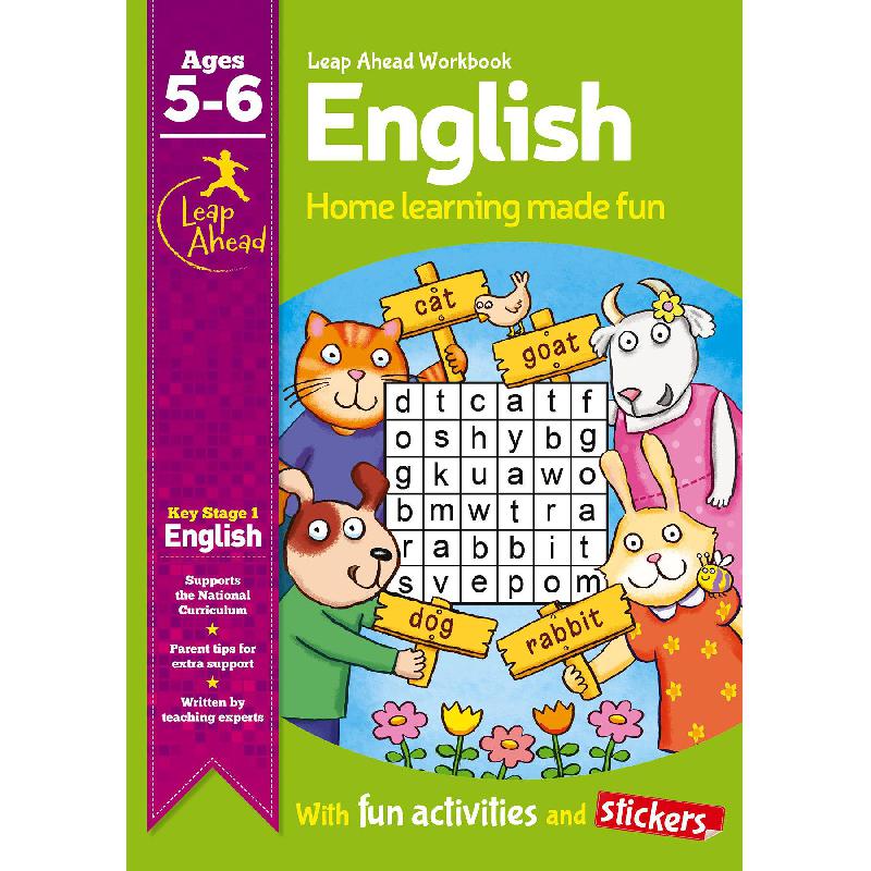 English, Ages 5-6 Leap Ahead Workbook - Jarir.com KSA