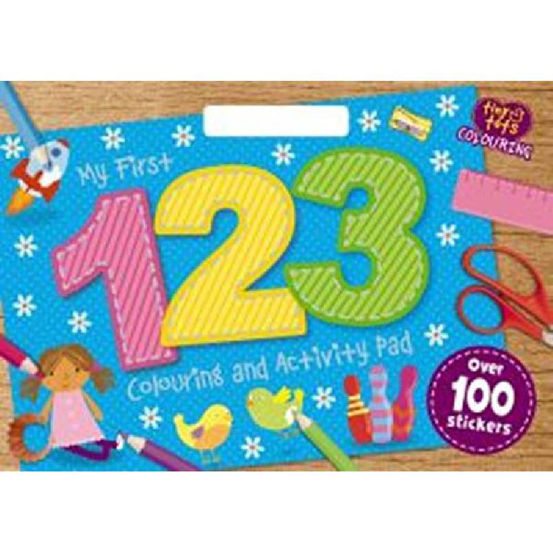 My First 123 Colouring Activity Book Tiny Tots - Jarir.com KSA