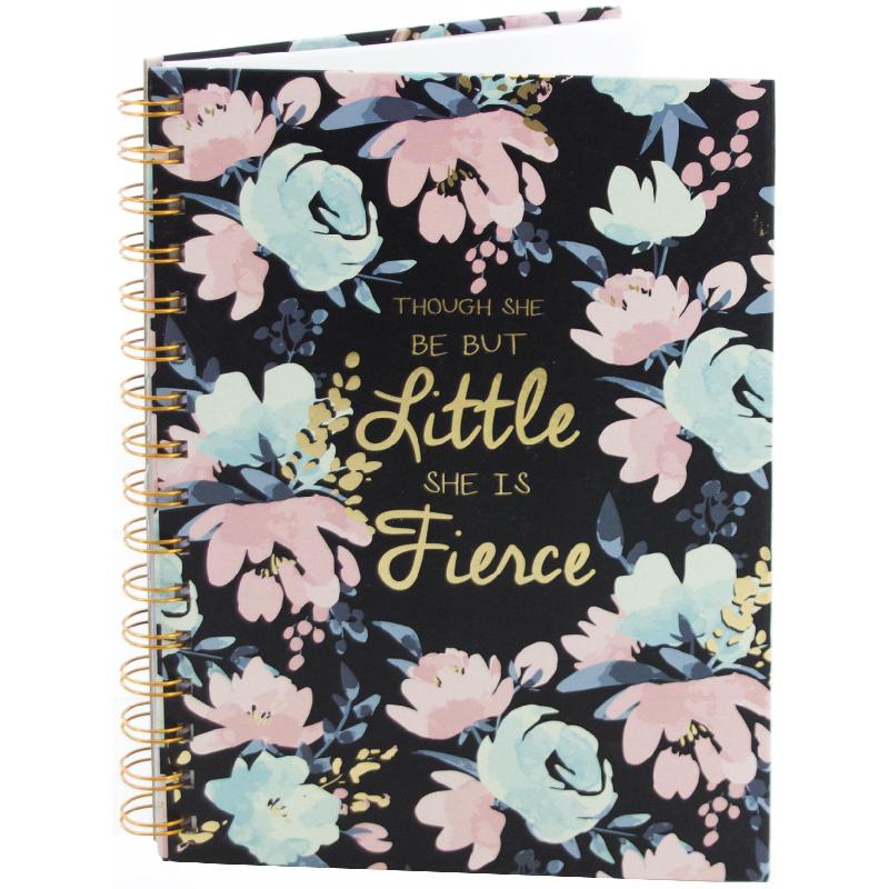 Roco Notebook, Little Fierce", A5, 80 Sheets, Lined, Black/Gold price ...