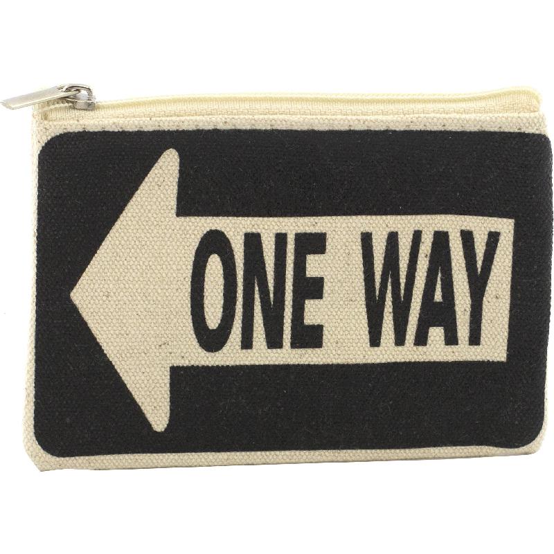 Pouch Mini Bag "One Way" Fashion Novelty - Jarir Bookstore KSA