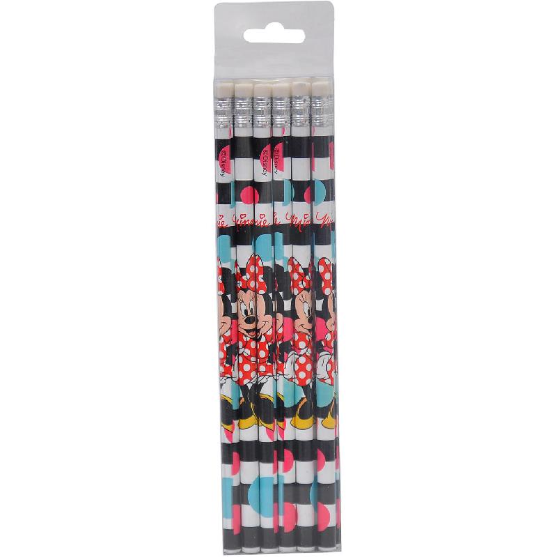 Disney Minnie with Eraser, Non-Sharpened Pencil Set - Jarir Bookstore KSA
