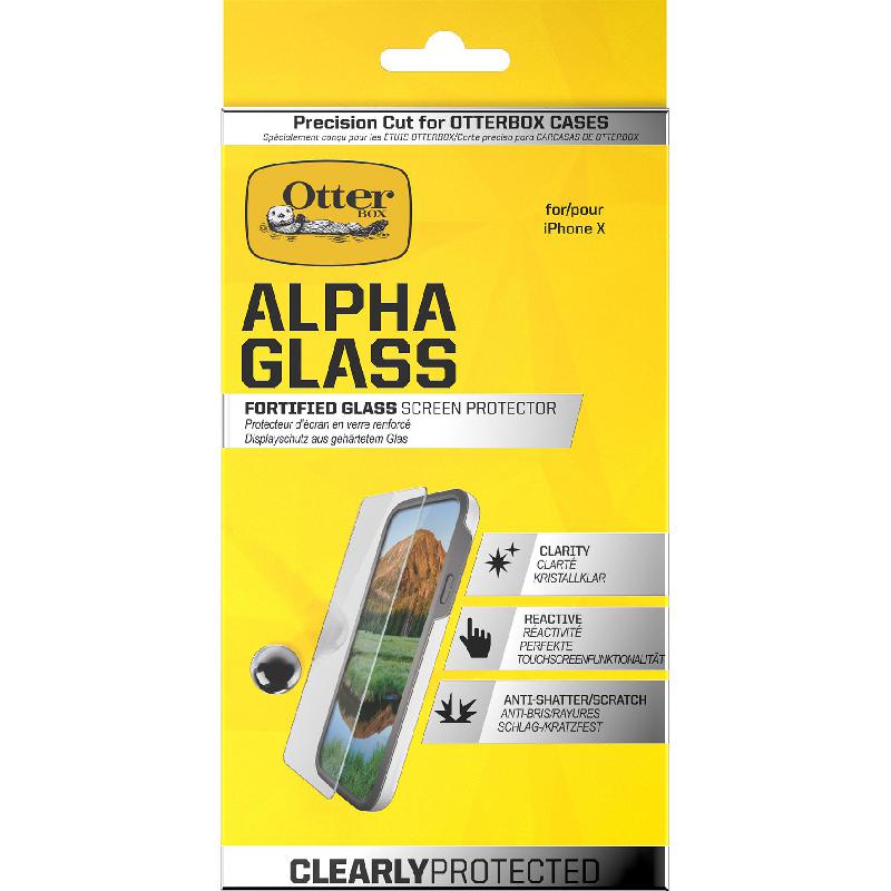 OtterBox AlphaGlass Scratch Resistant, Anti-Shatter Smartphone Screen ...