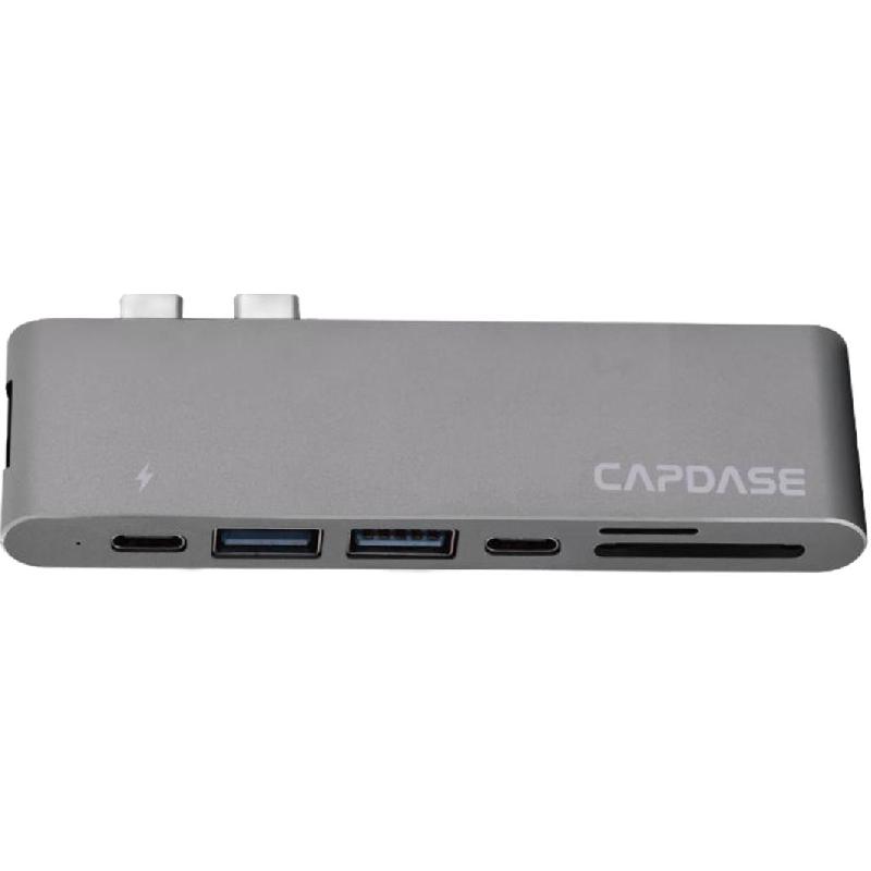 Capdase USB Hub 7 Port (2X USB/2X USB-C/HDMI/SD/Micro SD) - Jarir ...