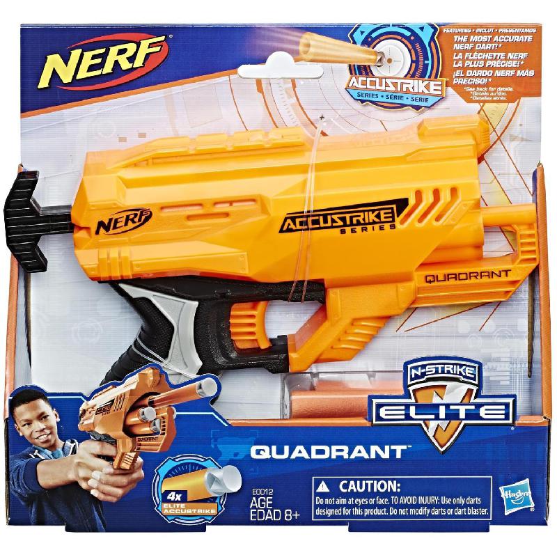NERF N-Strike Elite Quadrant Play Weapons Orange/Black - Jarir ...