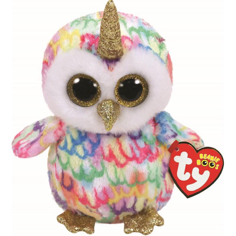 TY Beanie Boos Owl Enchanted With Horn Plush Toy Rainbow - Jarir ...