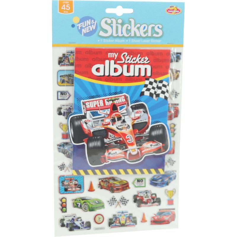 Fun & New Super Racing Album;Sticker - Jarir Bookstore KSA