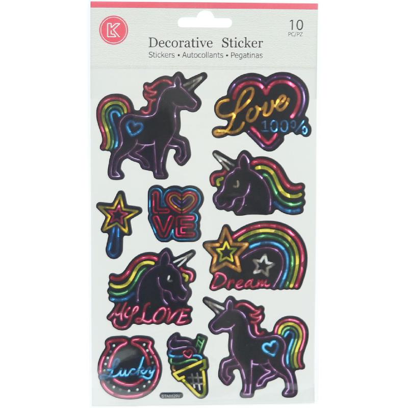 Unicorn, Love Decorative Stickers - Jarir Bookstore UAE