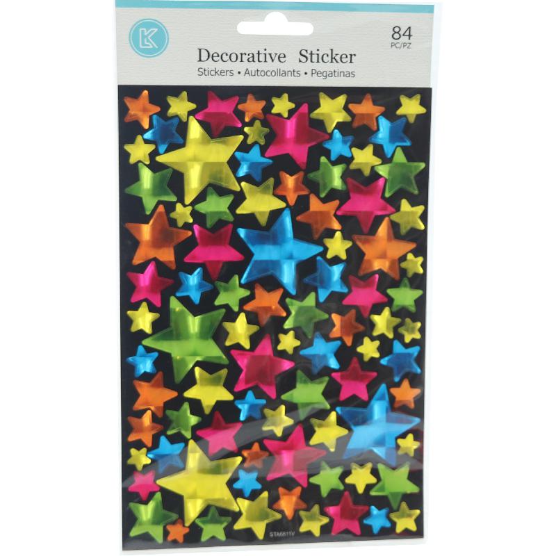 Non Branded Star Neon Decorative Stickers - Jarir Bookstore KSA