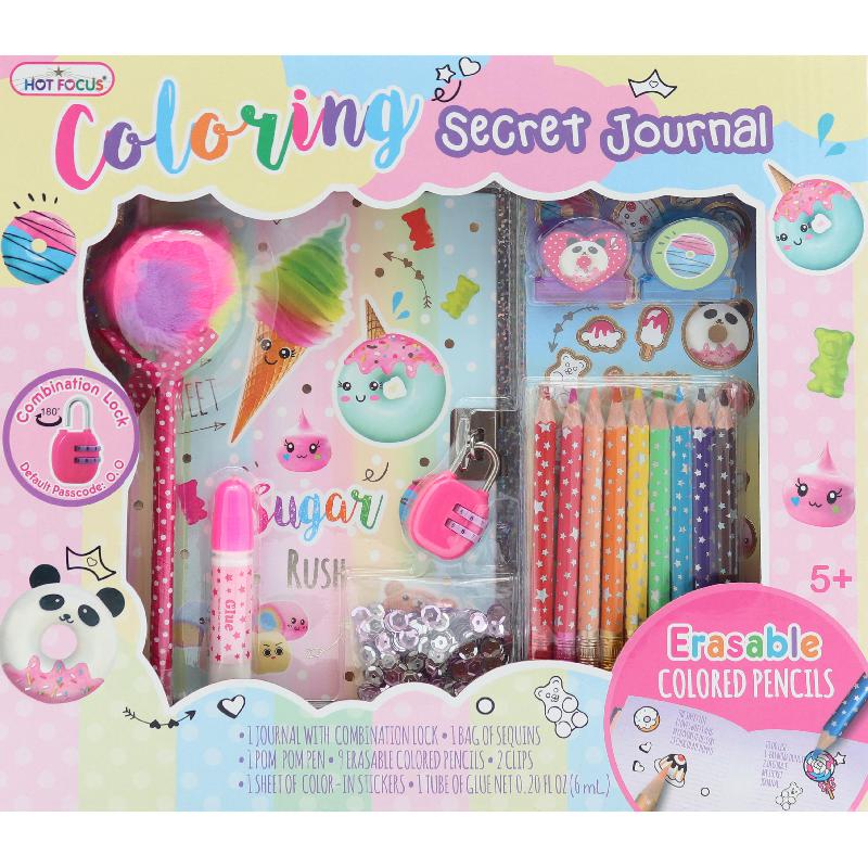 Hot Focus Magical Friends Diary With Lock & Keys Organizer & Stationary ...