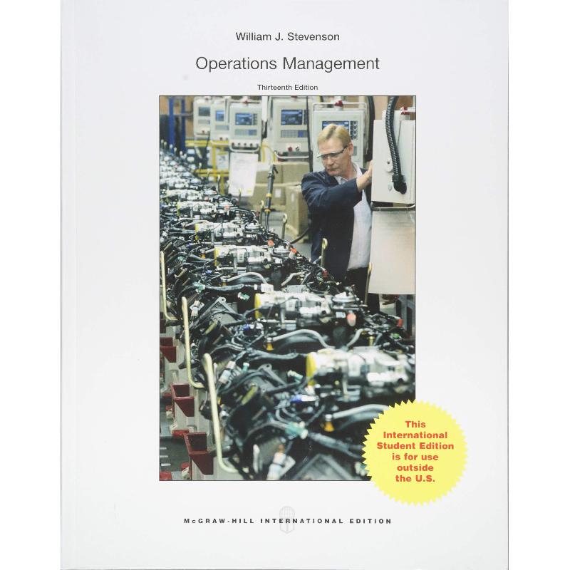 ISE Operations Management, 12th Edition Pointless Book William ...