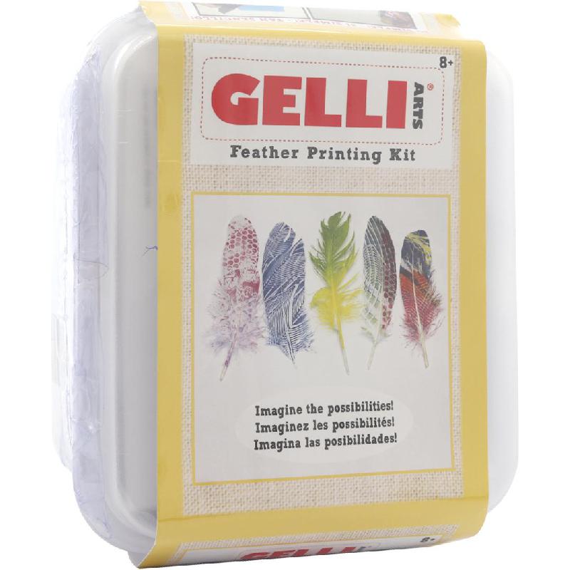 Gelli Arts Feather Printing Kit - Jarir Bookstore Qatar