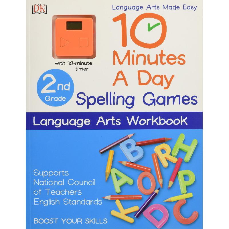 Spelling Games 2nd Grade Language Arts Workbook 10 Minutes A Day Spelling Games 2nd Grade Language Arts Workbook 10 Minutes A Day