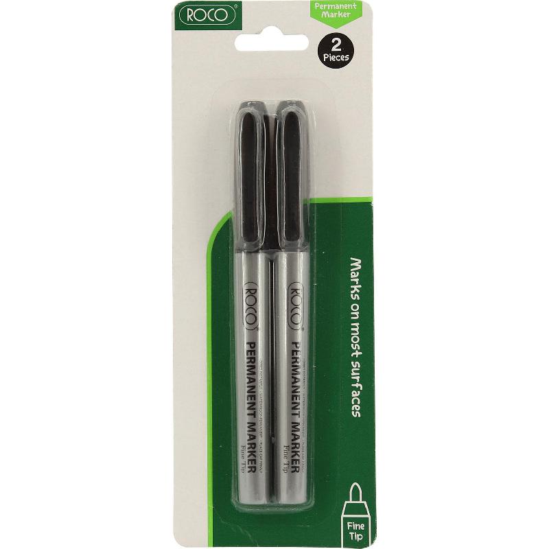 Roco Marker 309 Permanent Marker 1 - 4 mm Round Tip Black - Jarir ...