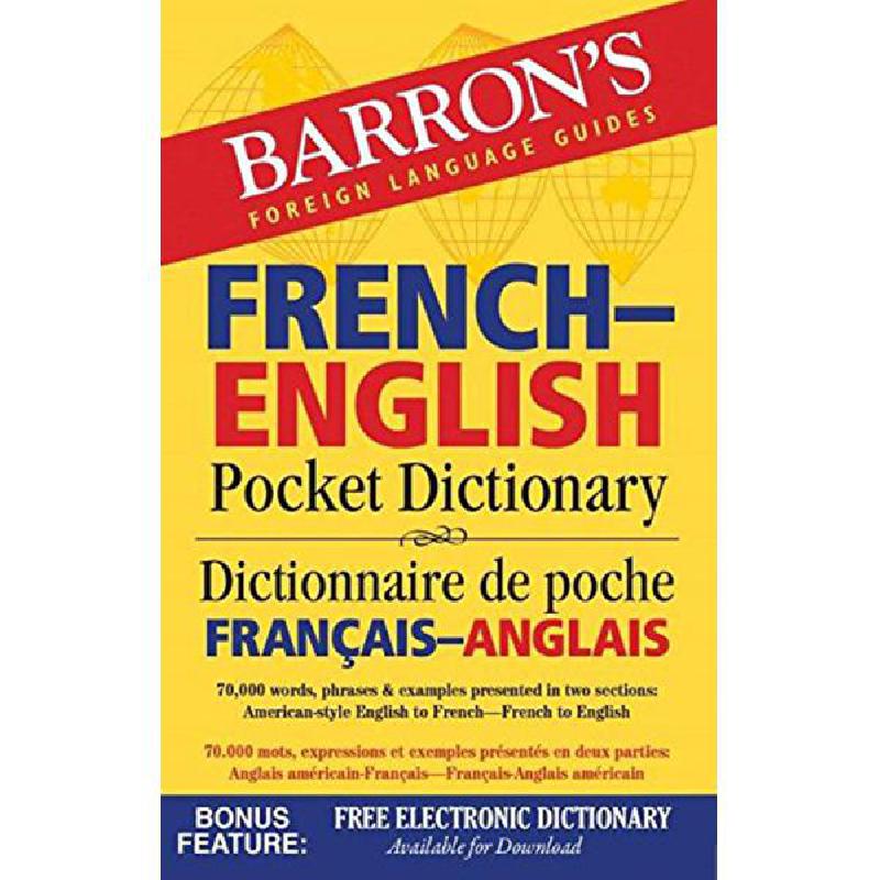 French-English Pocket Dictionary, 2nd Edition Barron's Foreign Language ...