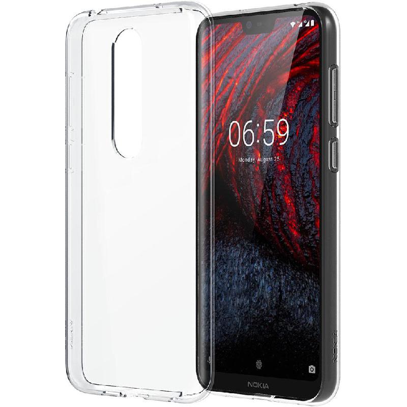 Nokia Back Cover Mobile Case for (Nokia) 6.1 Plus Clear Nokia