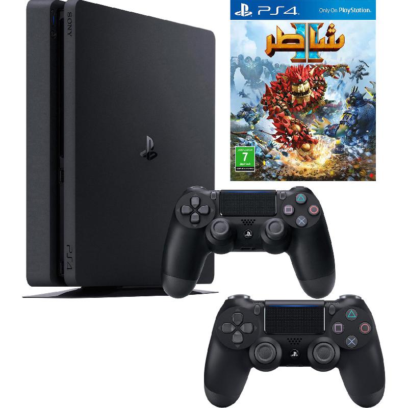 Sony PlayStation 4 1 TB Bundle with Knack 2 with 2 Controller Black ...