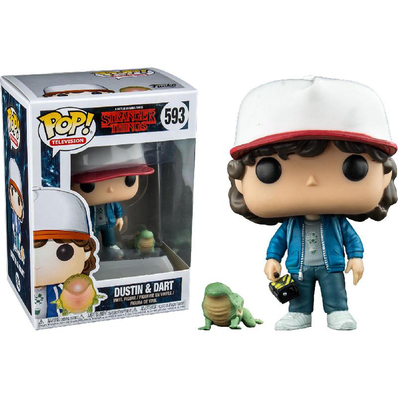 Funko Pop! Television Stranger Things: Dustin & Dart (with Baby) Toy ...