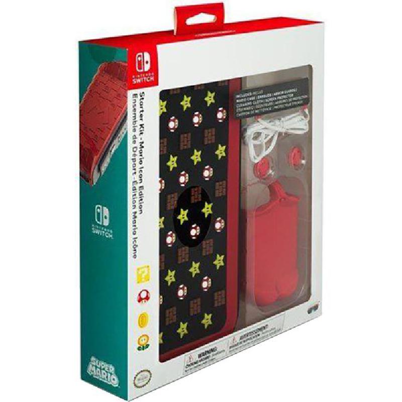 Nintendo Mario Carrying Case;Screen Protector;Joy-Con Armor Guards ...