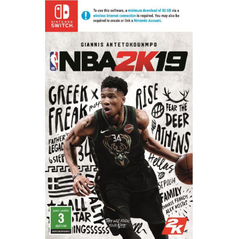 NBA 2K19 Switch/Switch Lite (Games) Blu-ray Disc 2K Sports - Jarir ...