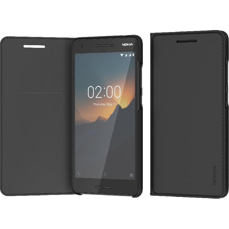 Nokia Flip Cover Mobile Case for Nokia 2.1 Black Nokia
