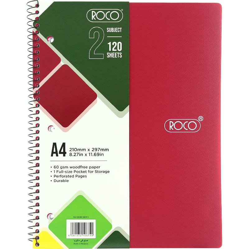 Roco Neon Notebook A4 - Jarir Bookstore KSA