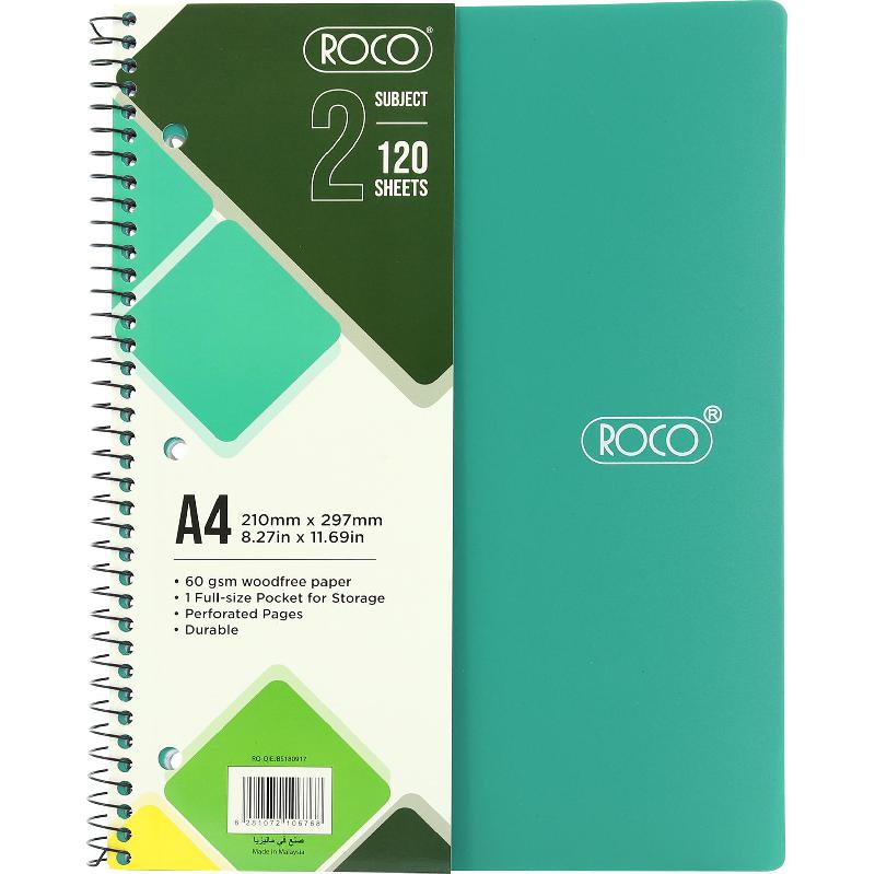 Roco Neon Notebook A4 - Jarir Bookstore KSA