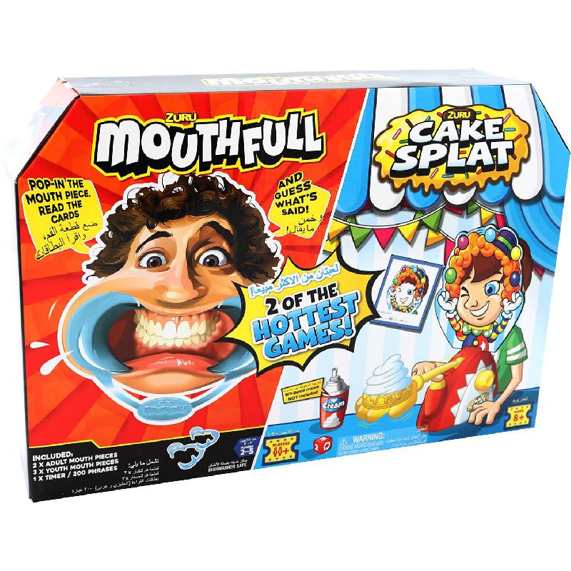 Zuru Mouthful & Cake Splat Fun Game Arabic/English - Jarir Bookstore KSA
