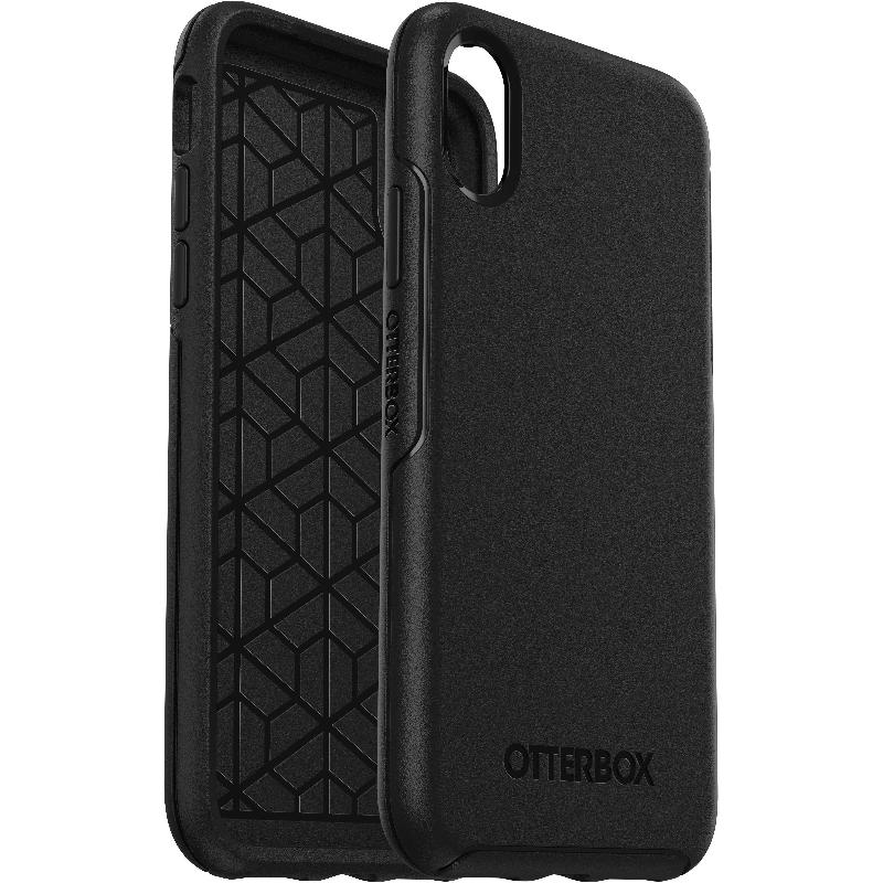 OtterBox Symmetry Back Cover Mobile Case for iPhone X/iPhone Xs Black ...