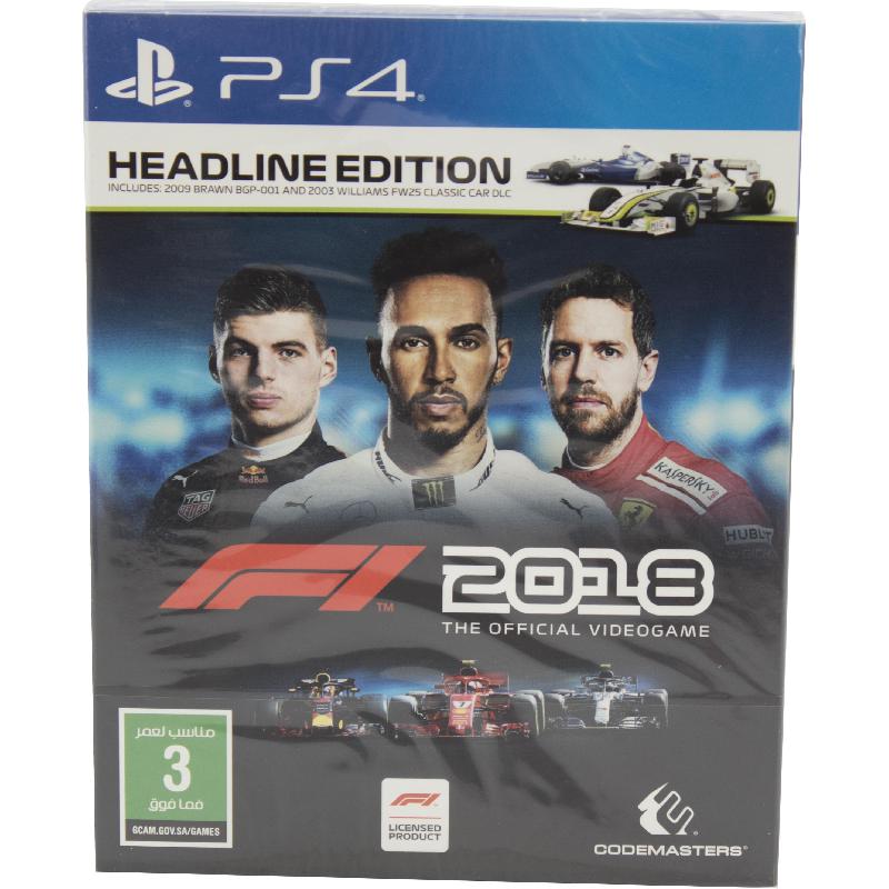 F1 2018: Headline Edition لعبة بلايستيشن 4 اسطوانة بلوراي كودماسترز - مكتبة جرير السعودية