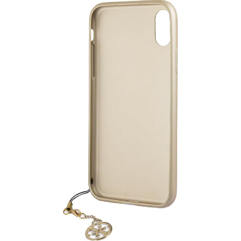 Guess Back Cover Mobile Case for iPhone X/iPhone Xs Gold Guess
