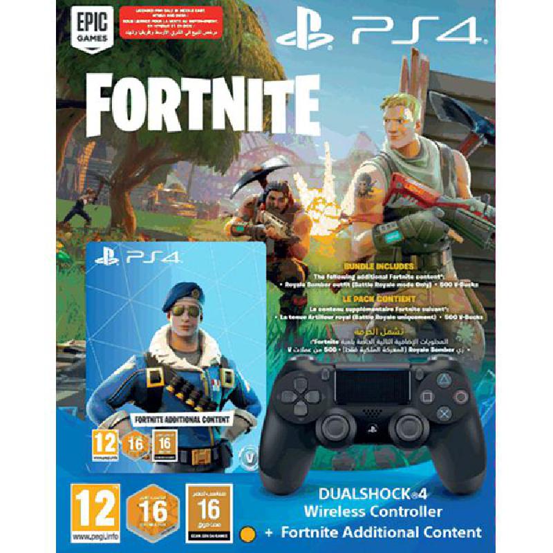 Sony DualShock 4: "Fortnite" Bonus Content Bundle Controller ...
