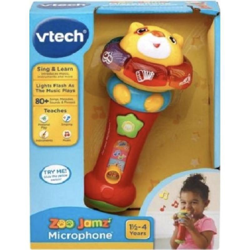 VTech Zoo Jamz Microphone Electronic Device Red - Jarir Bookstore KSA