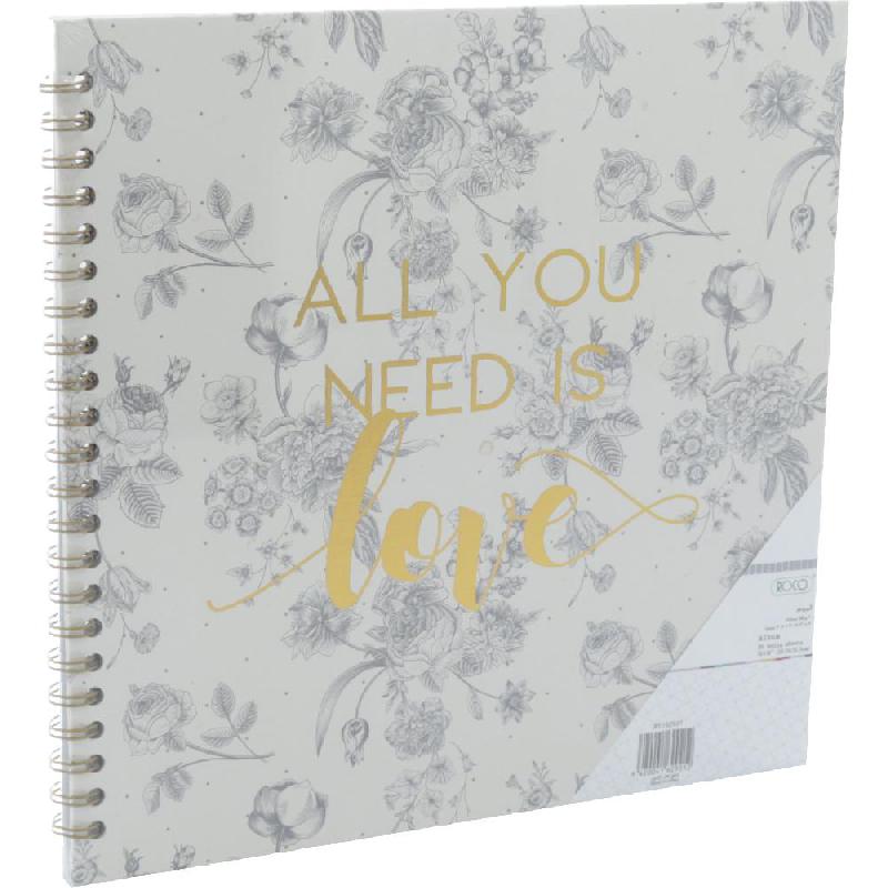 Roco Scrap Book Spiral "All You Need is Love" 12" X 12" - Jarir ...