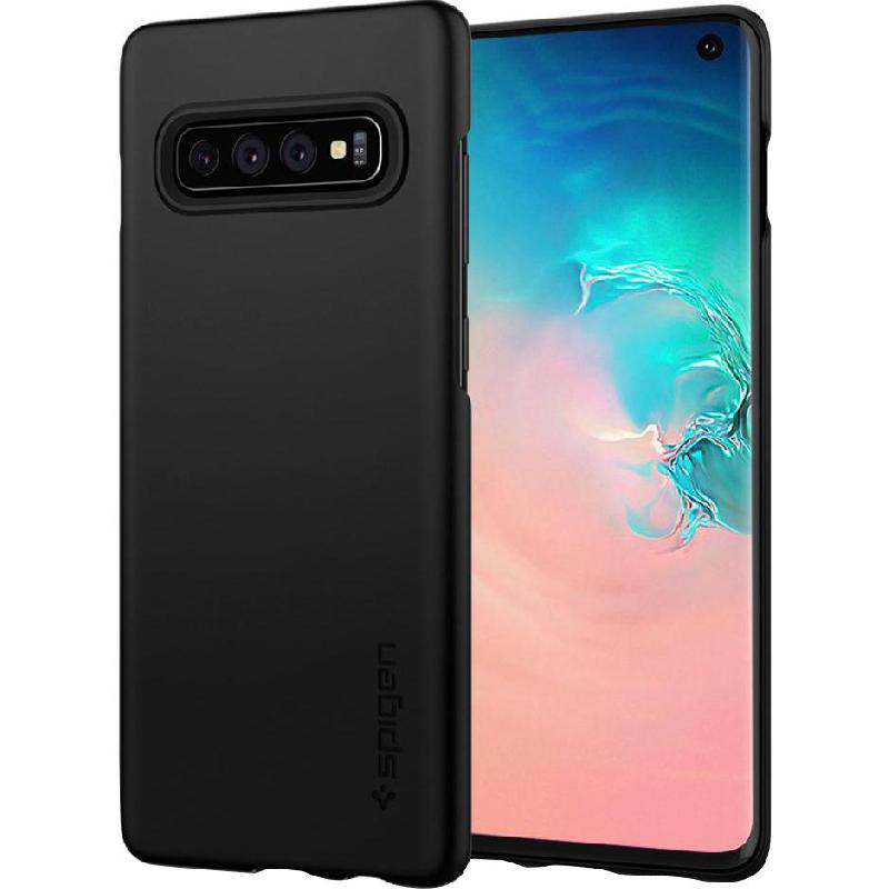 Spigen Back Cover Mobile Case for (Samsung) Galaxy S10 Black Spigen