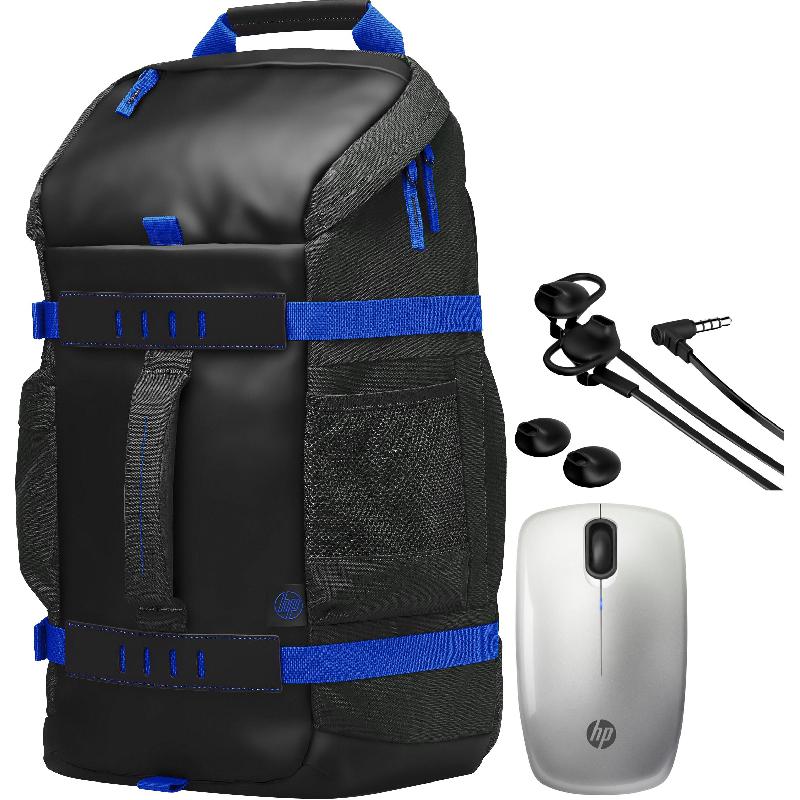 HP Value Kit Accessory Bundle Odyssey Backpack;In-Ear Headset 150;Z3200 ...