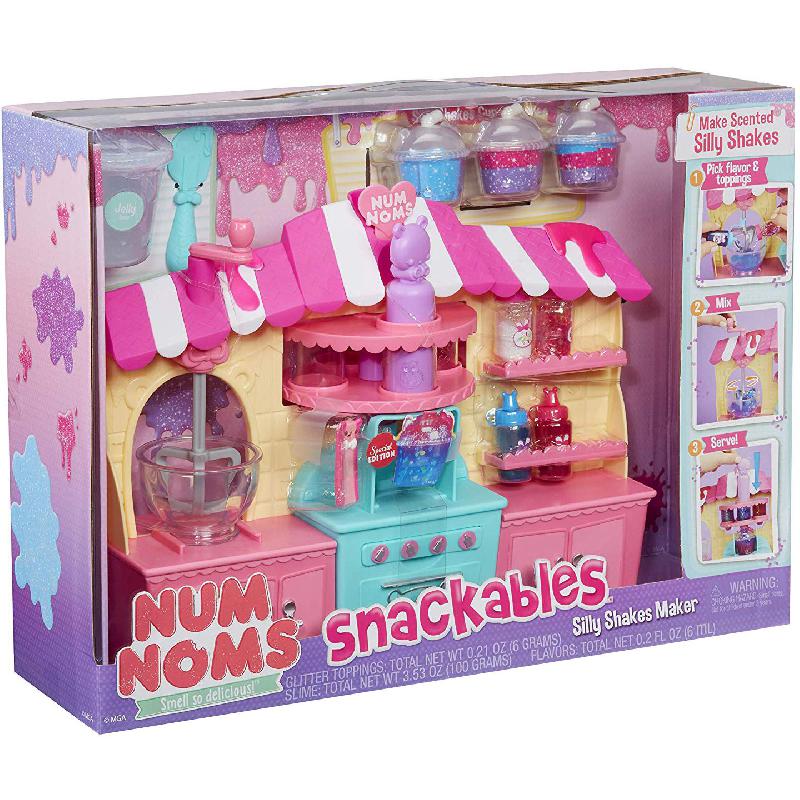 MGA Entertainment Num Noms Snackables, Silly Shakes Maker Playset Pink ...