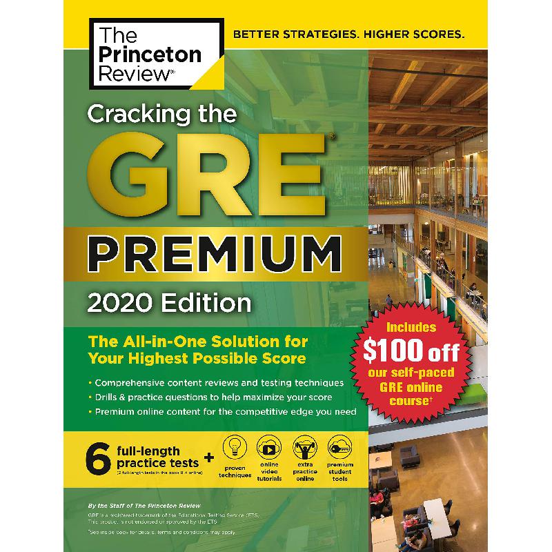 Cracking The GRE Premium Edition 2020 Princeton Review Staffs of The ...
