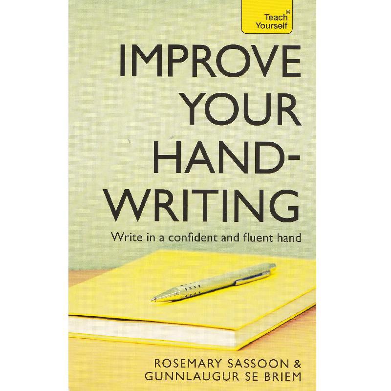 Improve Your Handwriting Teach Yourself Rosemary Sassoon - Jarir.com KSA